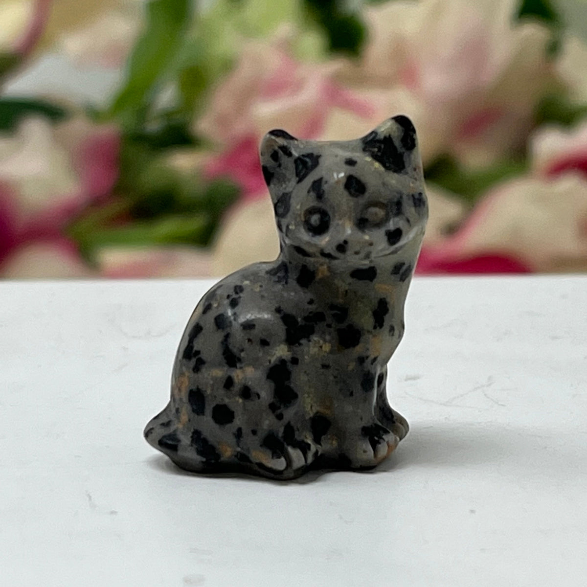 Dalmation Gemstone Cat – The Lucky Cat Shop
